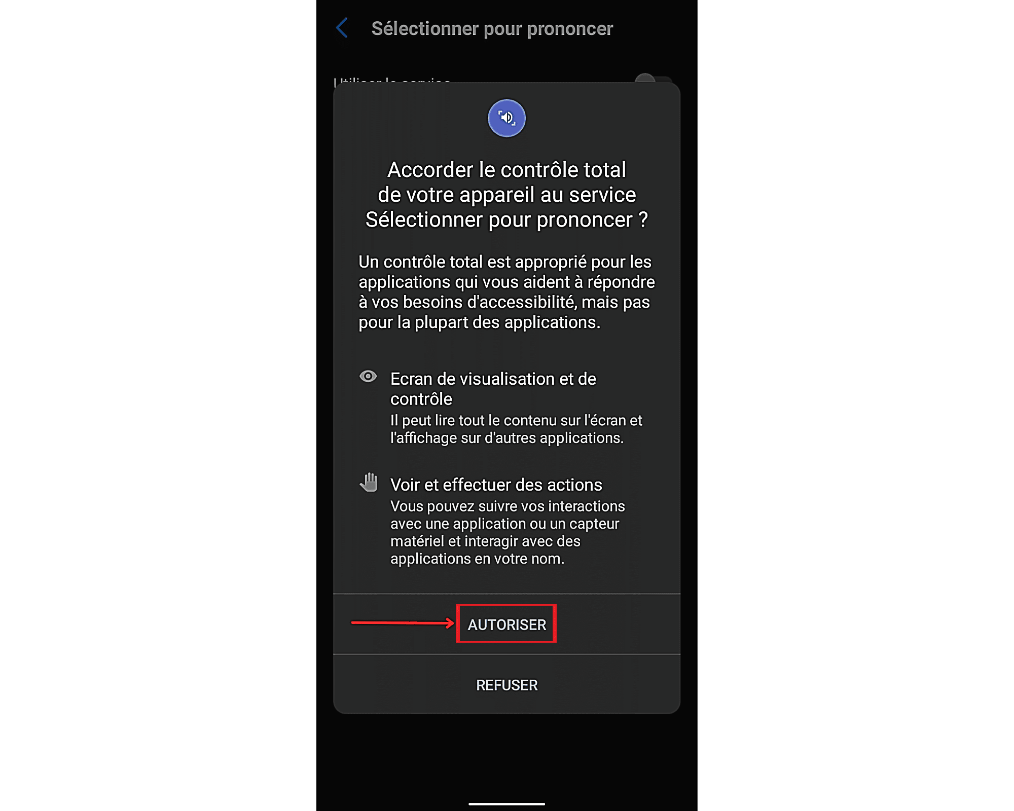 Comment faire lire du texte à haute voix sur Android
